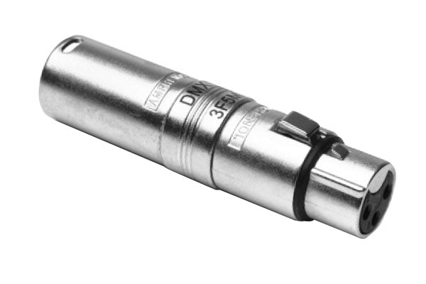 AC3F5MW 5 Pole XLRMetal Shell In Line Adapter,MaleToMale, Pre-wired, N ...