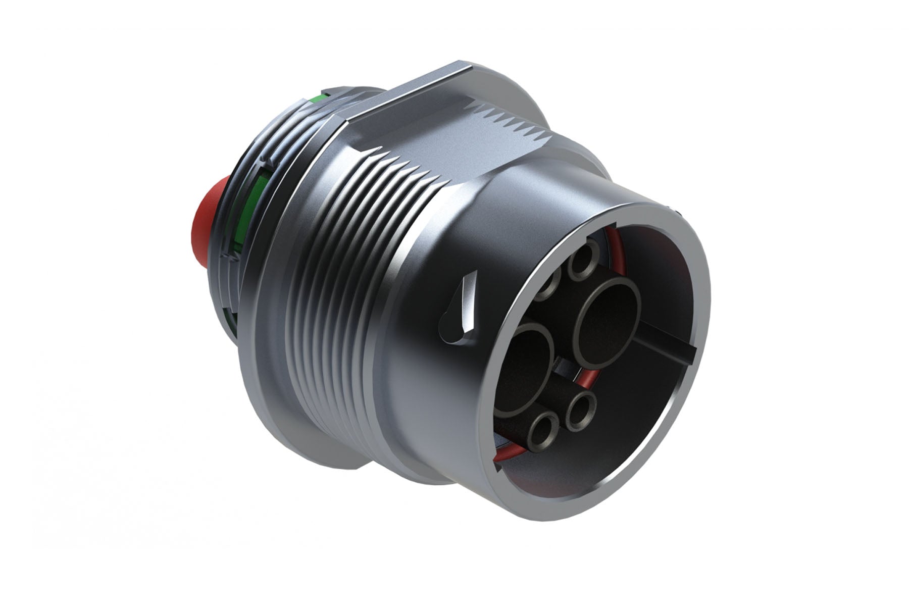 AHDM04-18-06SN 6 Position Receptacle, Socket, Shell Size 18, Wide Thre ...