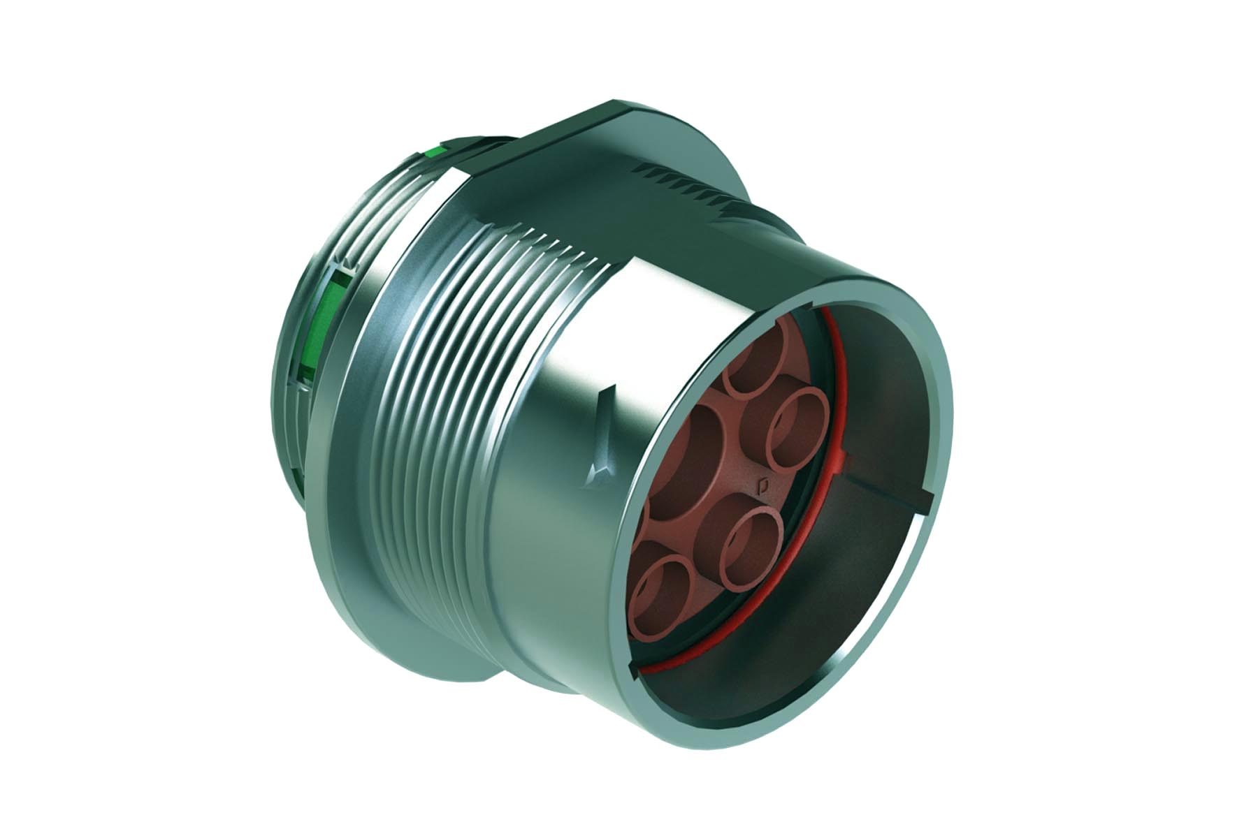 AHDM04-24-07PN 7 Position Receptacle, Pin, Shell Size 24, Pin, Standar ...