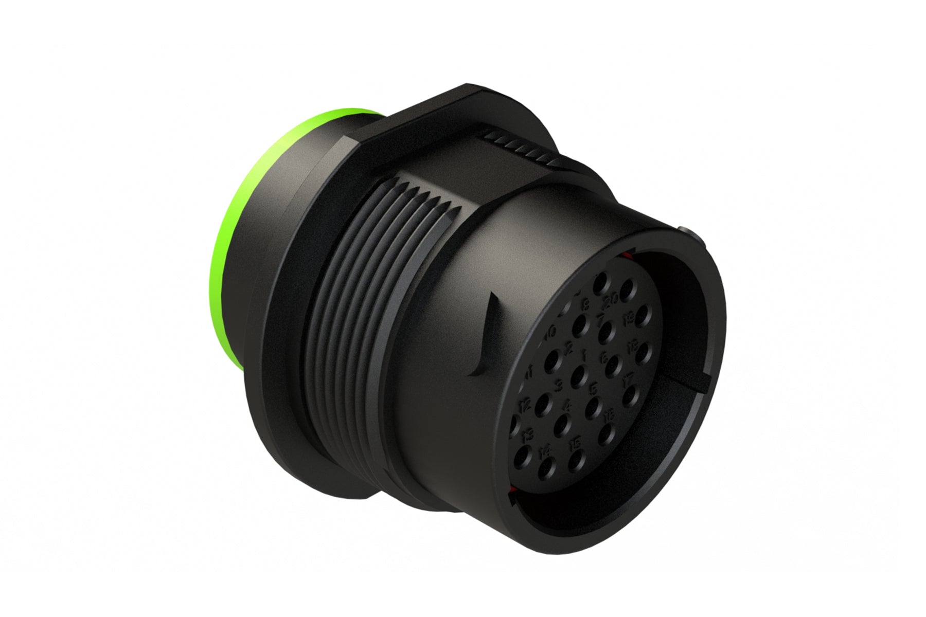 AHDP04-18-21SN-SRA 21 Position Receptacle, Socket, Shell Size 18, Norm ...