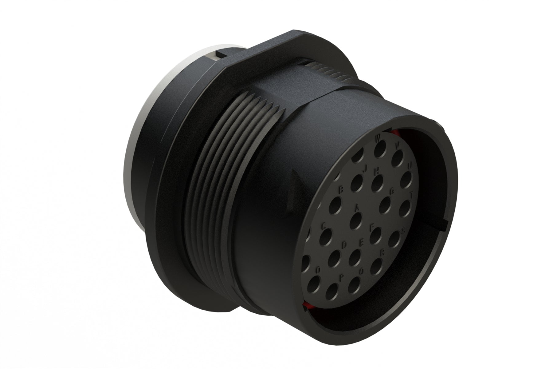 AHDP04-24-23ST-SRA 23 Position Receptacle, Socket, Shell Size 24, Plas ...