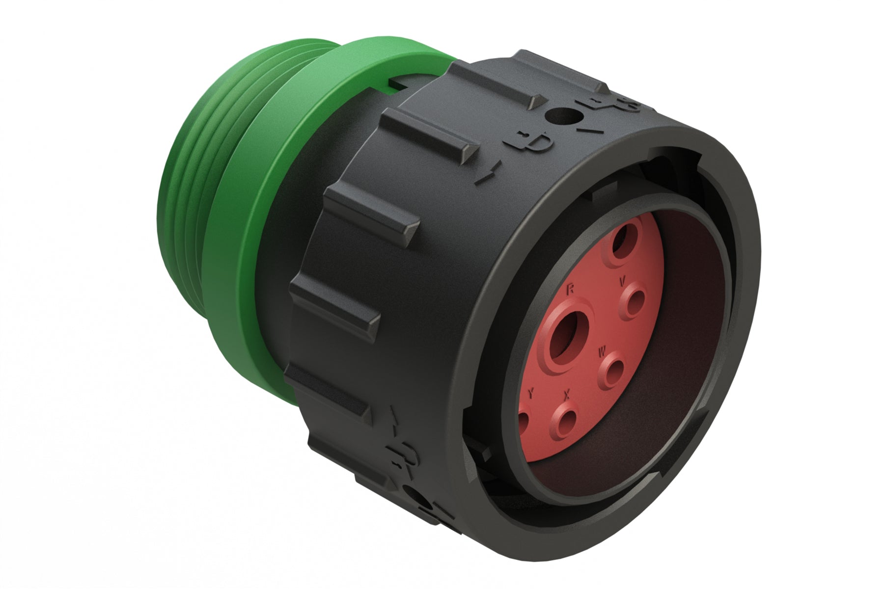 AHDP06-24-09PN-STA 9 Position Plug, Pin, Shell Size 24, Normal Diamete ...