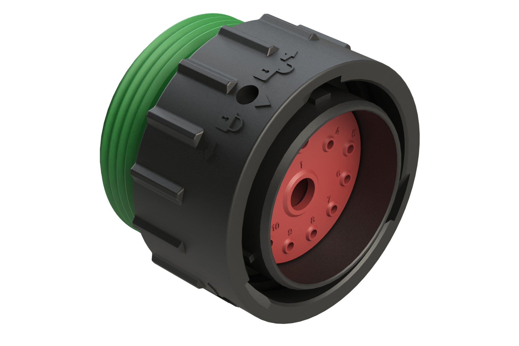 AHDP06-24-14PN-WTA 14 Position Plug, Pin, Shell Size 24, Normal Diamet ...