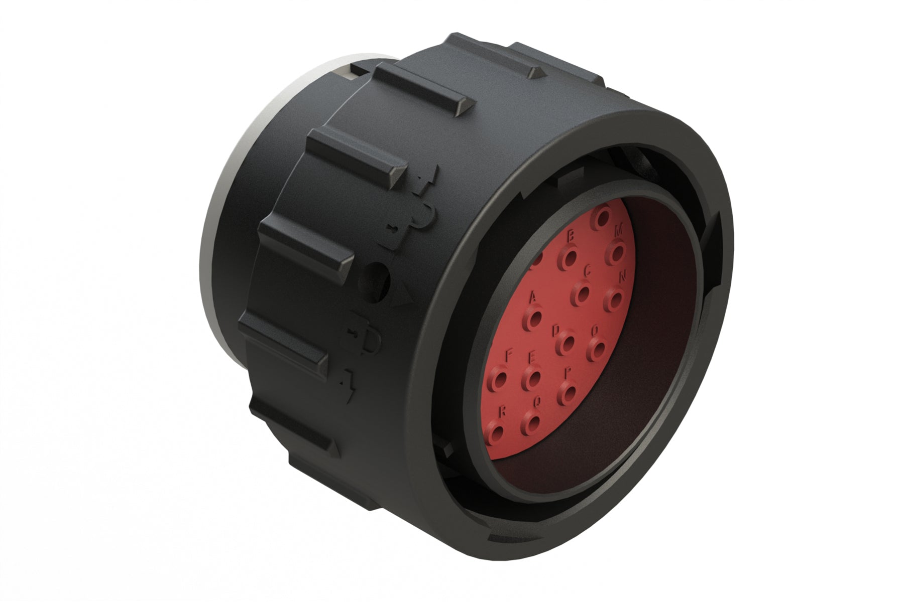 AHDP06-24-23PT-SRA 23 Position Plug, Pin, Shell Size 24, Plastic, Thin ...