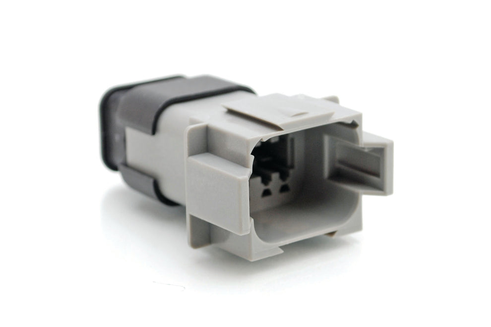 AT04-08PA-SR2GR 8 Pin Receptacle, Strain Relief Endcap, Reduced Diamet ...