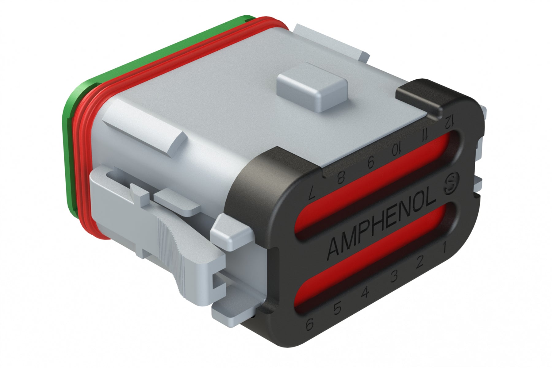 AT06-12SA-SS01 12-Way Plug, Female Connector with A Position Key and S ...