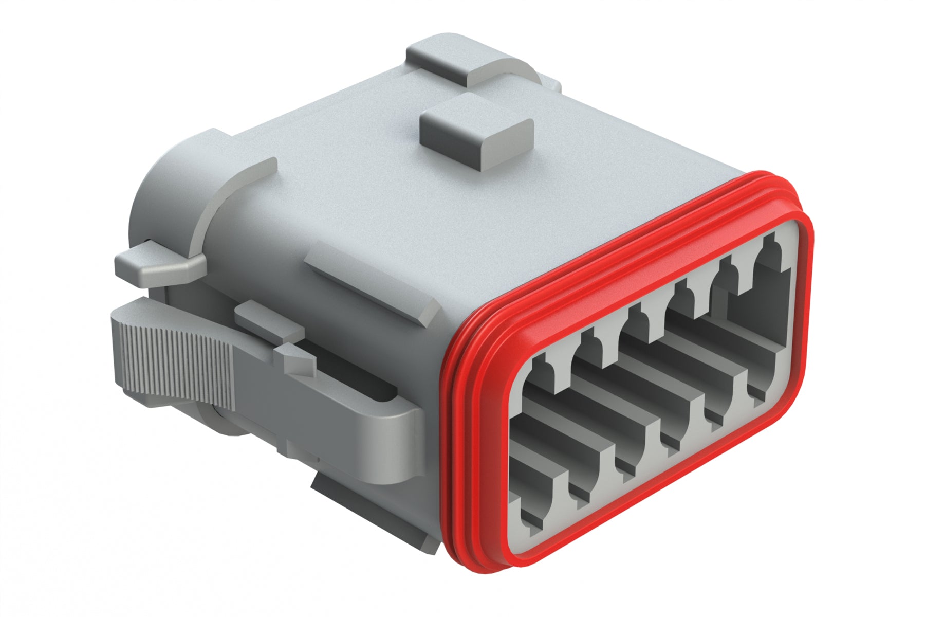 AT06-12SB-MMGRY 12-Way Plug, Female Connector with B Position Key and ...