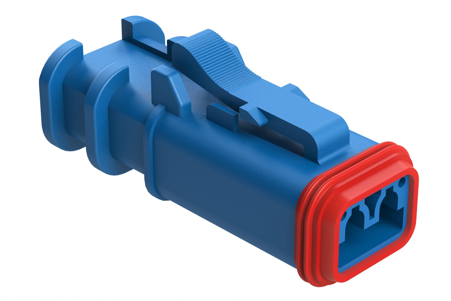 AT06-2S-OMBLU 2 Position, Plug, Socket, Structure Plus™, Blue ...
