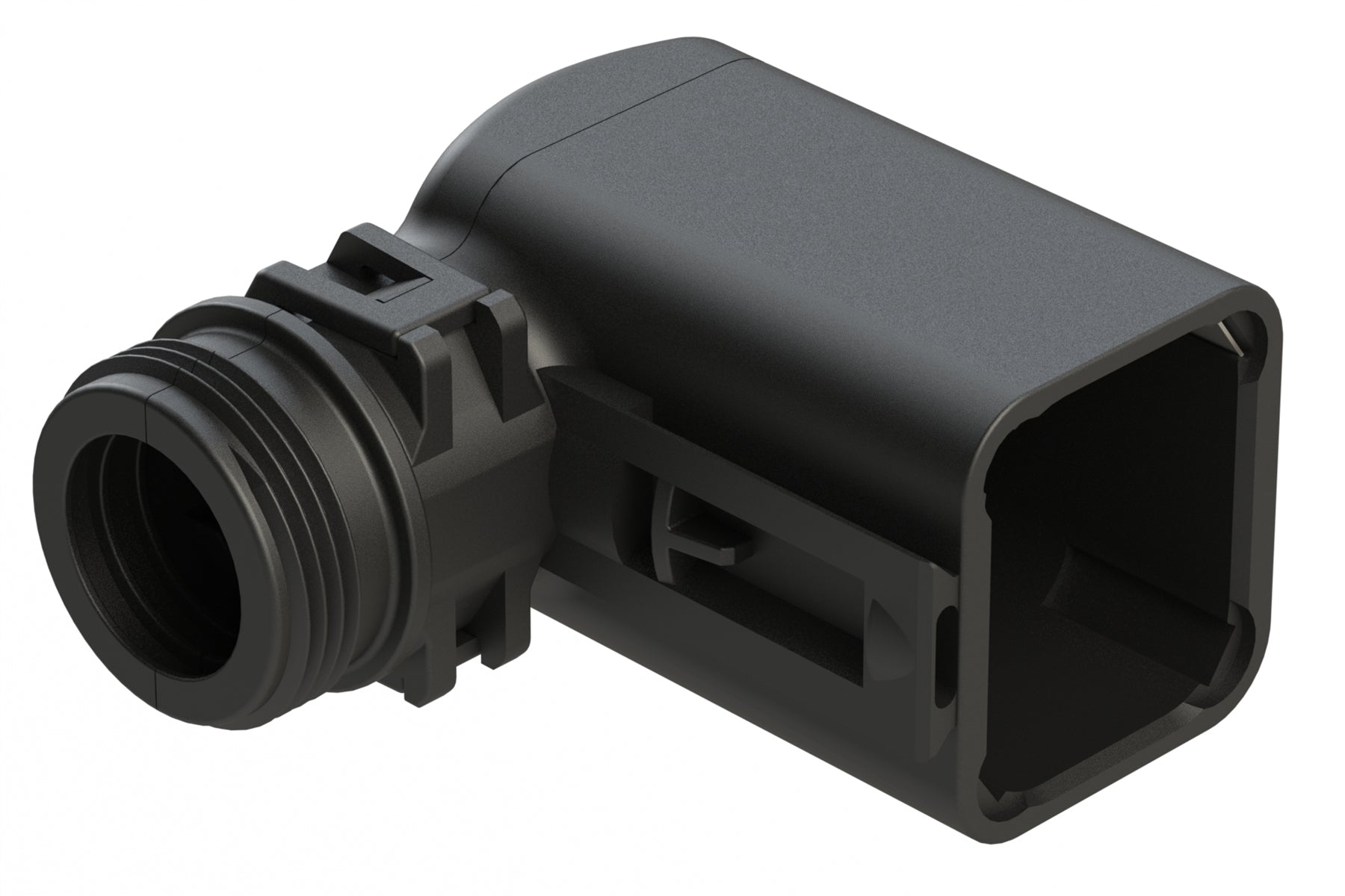 ATBS-246-0805 Backshell for 8 Position Receptacles, 90°. Cable Exit De ...