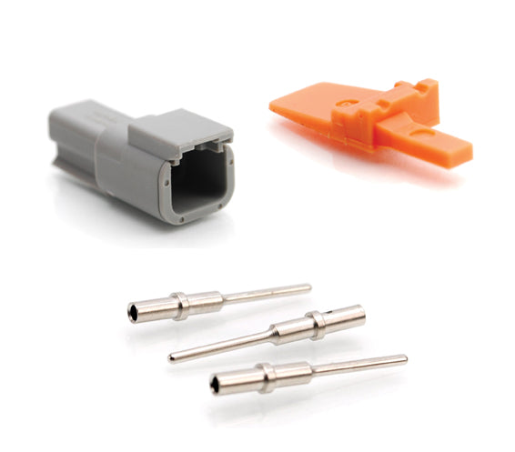 ATM04-2P-KIT01 2 Pin Receptacle, Wedge and Contacts Kit – Amphenol ...