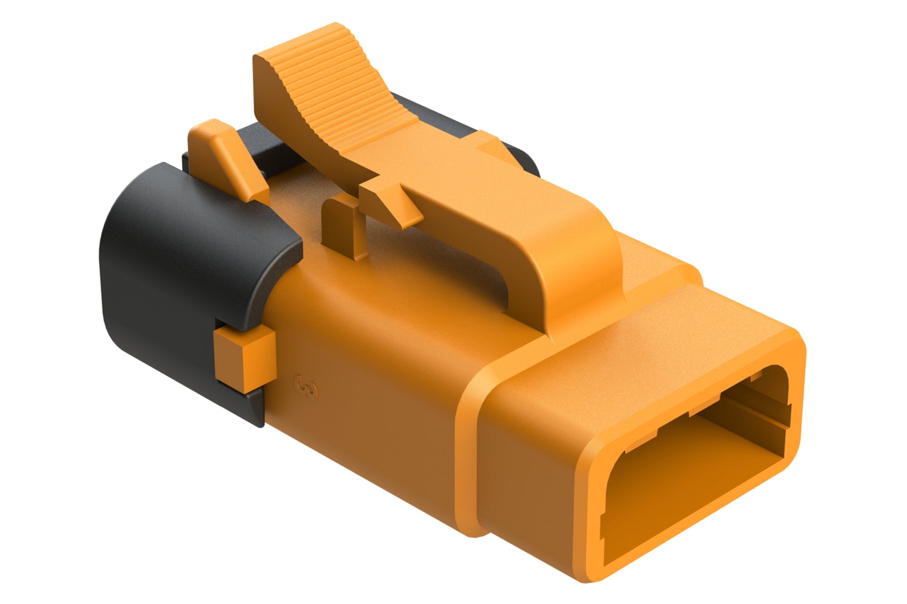 ATM06-3S-SF01ORG 3 Position Plug, Socket, Snap-Fit End Cap, Orange ...