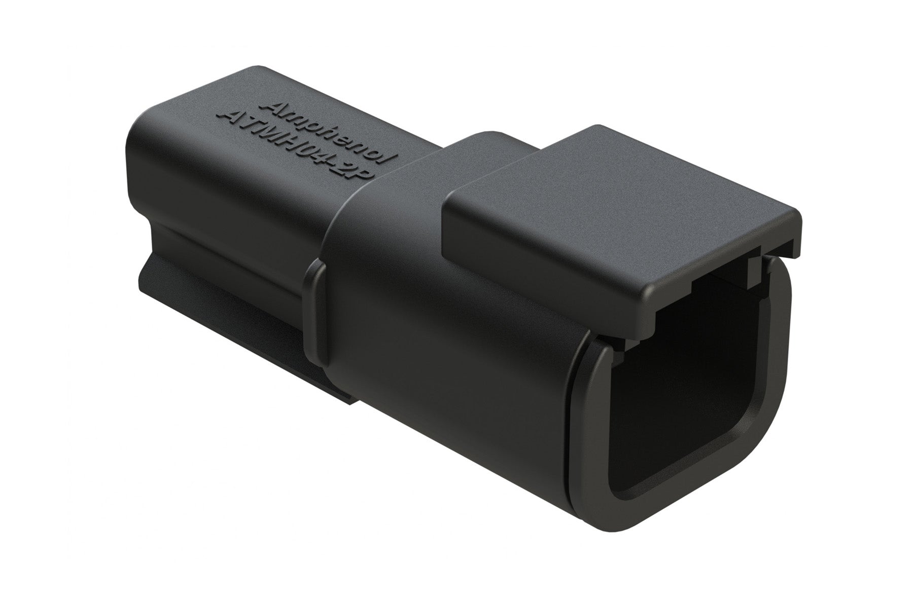 ATMH04-2PB 2 Position Receptacle, Pin, High Temperature Rating (-55°C ...
