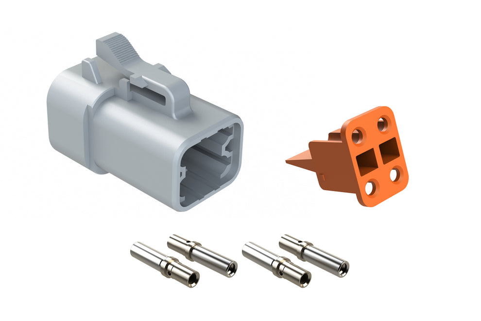 ATP06-4S-KIT01 4 Socket Plug, Wedge and Contacts Kit – Amphenol Australia