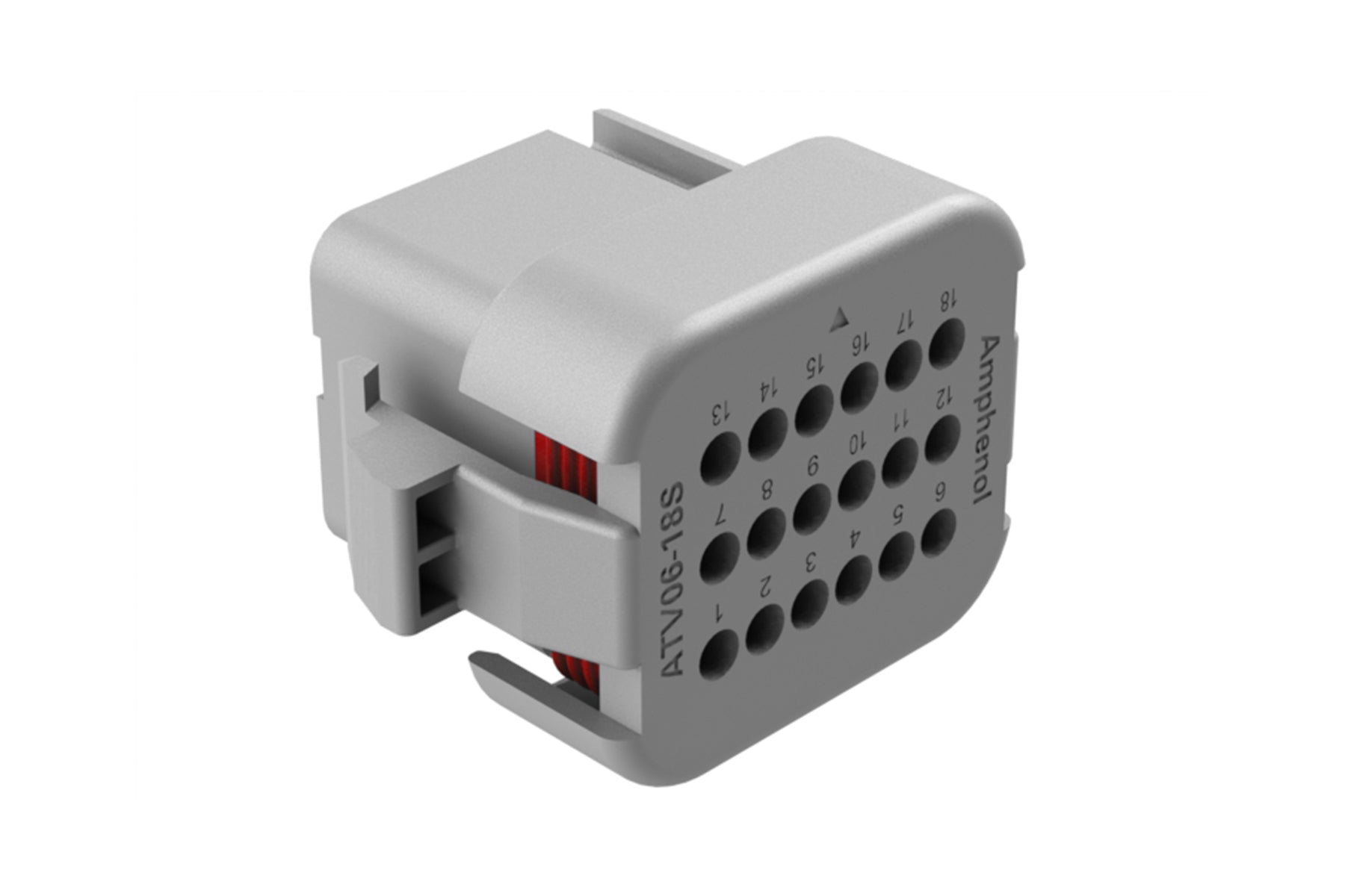 ATV06-18SA 18 position plug, Size 16 contact, key A, Standard Seal. DT ...