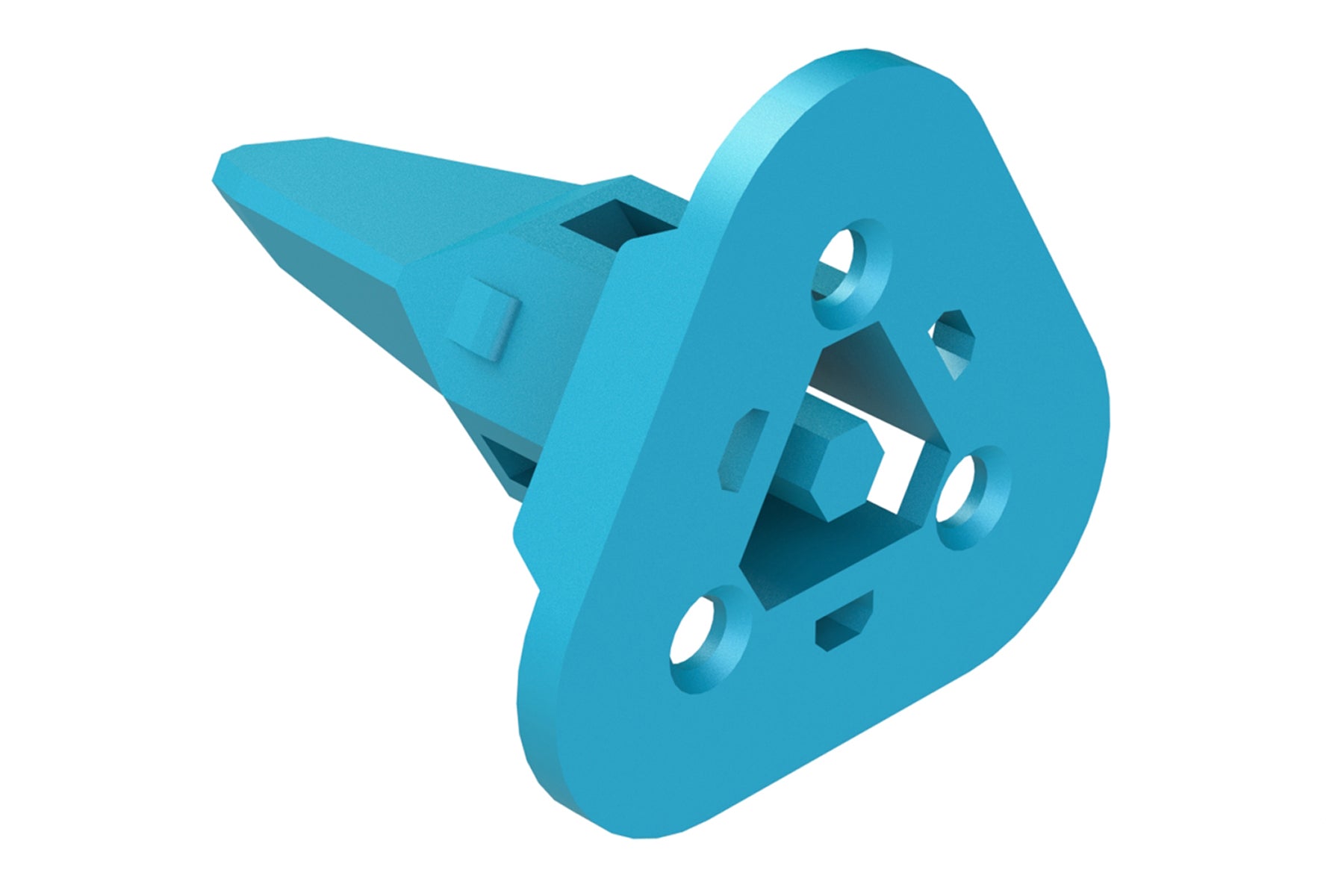 AW3S-1939 J1939 3-Way Wedgelock Plug, Blue. W3S-1939, W3S-1939-P012 ...