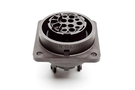 C016 10F014 002 1 14+PE Female cable connector with strain relief and ...