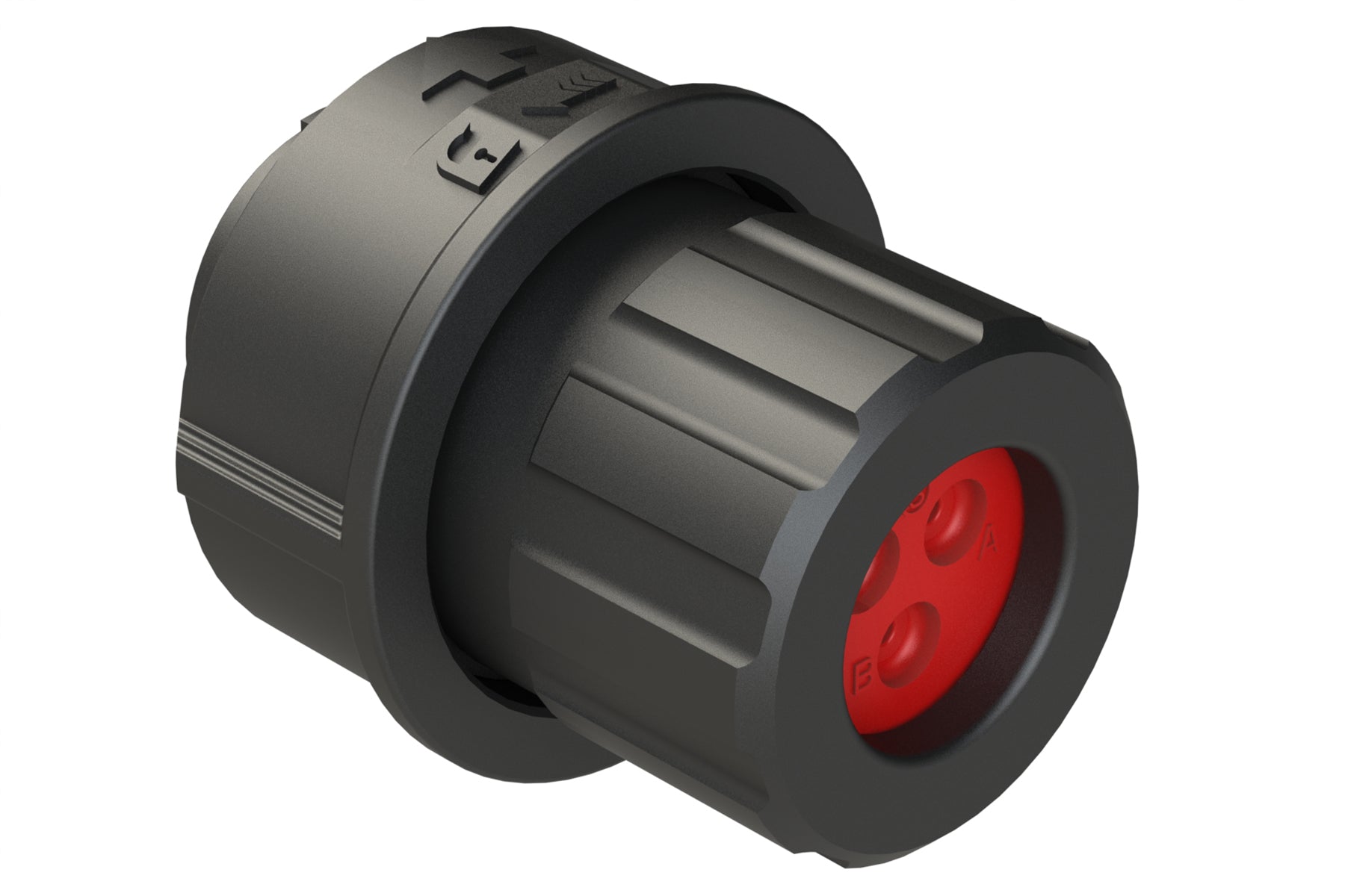 FLS612N3SHEC03 Plug, 3 Position, Female, Shell Size 12, Silicone Seal ...