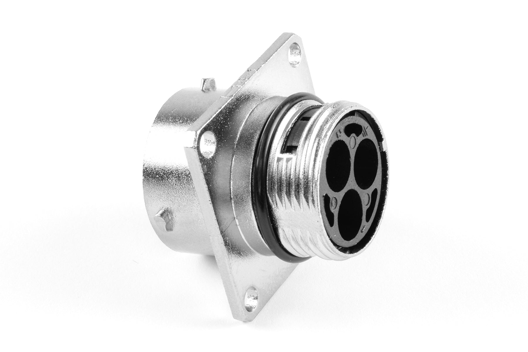 RT00143SNH03 3 Position Square Flange Receptacle, Female, Shell Size 1 ...