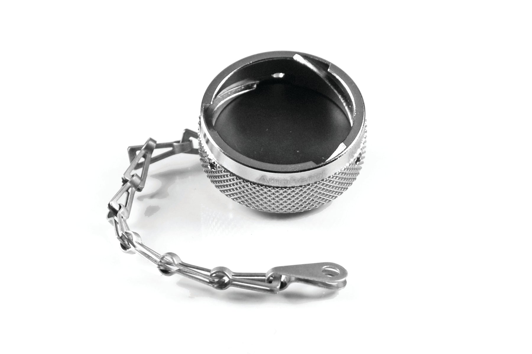RT022DCG Receptacle Dust Cap with Chain Shell Size 22 – Amphenol Australia