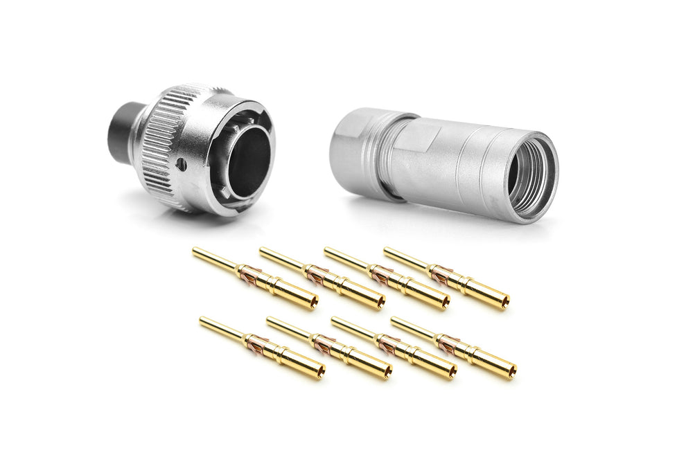 RT06128PNH03SS-K Plug Kit, 8 Position, Male, Shell Size 12, Silicone S ...