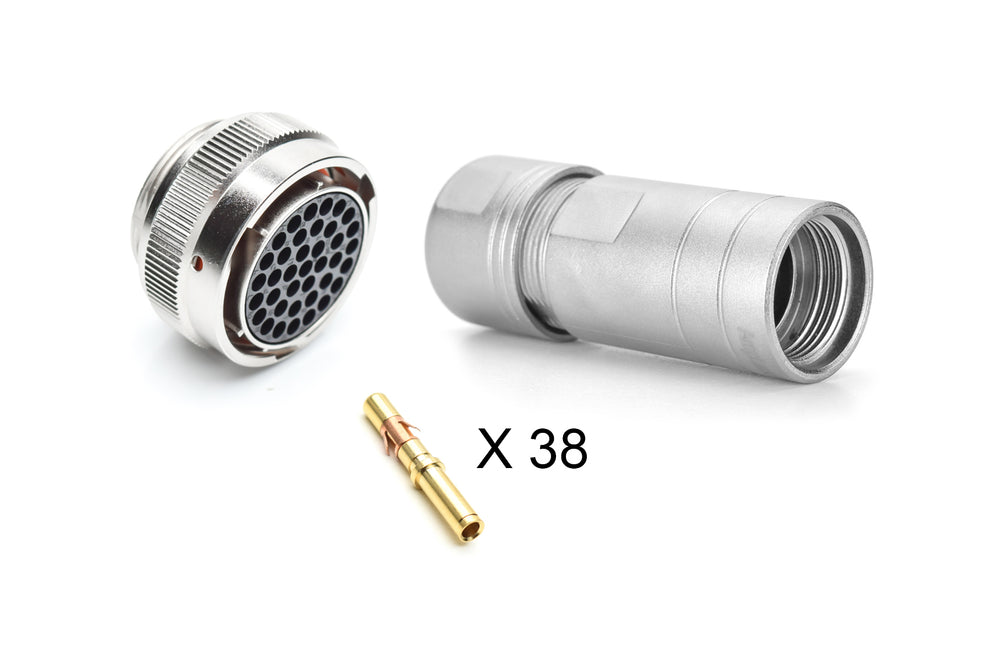 RT062238SNH-K Plug Kit, 38 Position, Female, Shell Size 22, with Machi ...