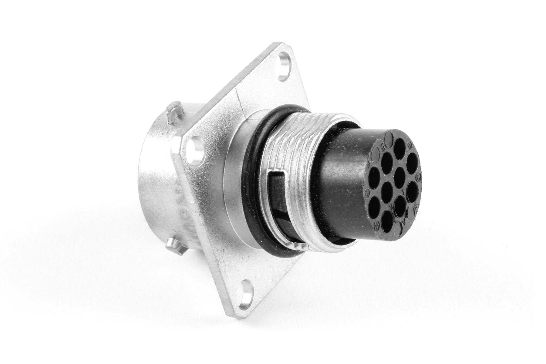 RT0W01210PNH Receptacle, Square Flange, 10 Position, Male, Shell Size ...