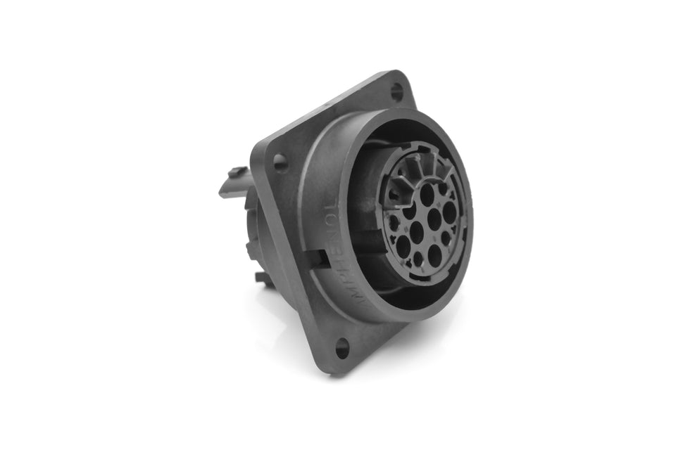 C016 10G014 000 2 14+PE Female receptacle with mounted gasket. Mountin ...